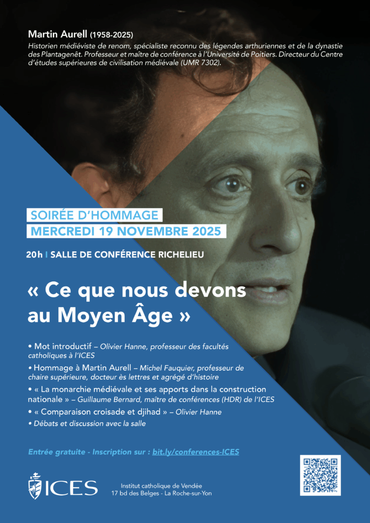 Soirée d'hommage à Martin Aurell : "Ce que nous devons au Moyen-Âge ...